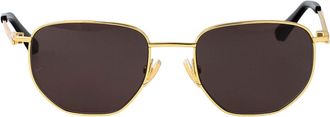 Bottega Veneta Lunettes De Soleil - Or