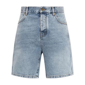 Balmain Homme, Shorts, Bleu, Taille: W30 Denim Shorts