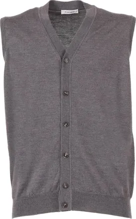 KANGRA Homme, Pulls, Gris, Taille: 2XL Gilet S/Maniche Rasato Calato
