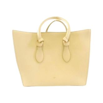 Celine Pre-owned Sac seau Tie en cuir de veau - Femme - Pre-owned - Beige - Taille: ONE Size