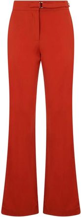 Moorer Pantalon patte d&eacute;l&eacute;phant Rooney - Femme - Pantalons - Rouge - Taille: 36 FR