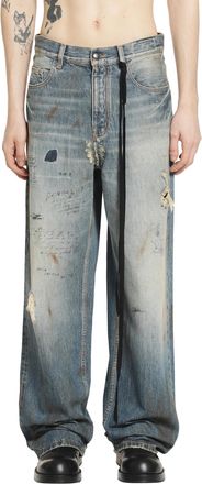 Ann Demeulemeester Evan 5 Pocket Jeans in Vintage Rusty Denim