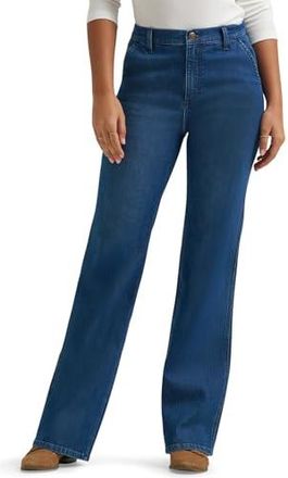 Lee Legendary A-Line Jean, Bottes ombragées, 48 Taille Courte Femme