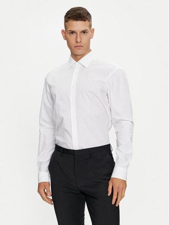 HUGO BOSS Hugo Hemd Valerio 50519812 Wei&szlig; Modern Fit