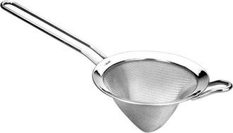 Ibili 703910 Sieb Prisma konisch 10 cm, Edelstahl, silber, 10 x 10 x 10 cm