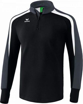 Erima Jungen Trainingstop Trainingstop, schwarz/weiß/dunkelgrau, S, 1261809