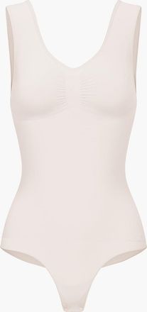 creamy fabrics Tank Bodysuit Sculpting Shapewear mit String
