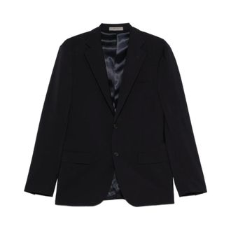 Corneliani Homme, Vestes, Bleu, Taille: XL Veste en laine vierge