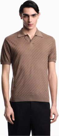 Emporio Armani Homme, Tops, Brun, Taille: L Af24573U6285 Polo