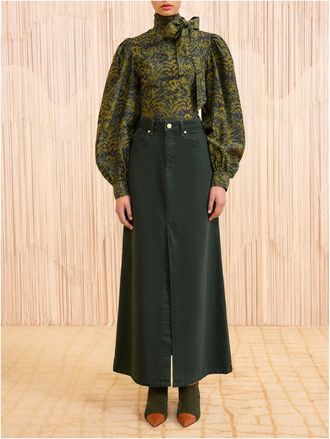 Ulla Johnson Jupe The Anais Denim Ulla Johnson