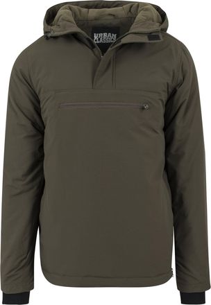 Urban Classics Herren Padded Pull Over Jacket Jacke, Gr&uuml;n (olive), Small