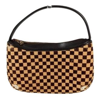 Louis Vuitton Sac &agrave; main mini Taiga doccasion - Femme - Pre-owned - Brun - Taille: ONE Size