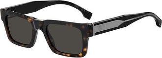 HUGO BOSS BLACK Boss 1855/S Gafas, Havana, ESTANDAR Unisex Adulto