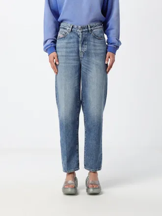 Diesel D-Went Straight Fit Jeans aus Baumwolldenim mit mittlerer Leibh&ouml;he