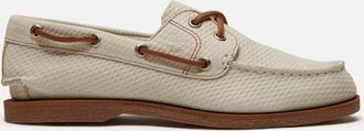 Timberland Klassischer Timberland Bootsschuh f&uuml;r Damen in Hellbeige, Damen, Beige, Gr&ouml;&szlig;e