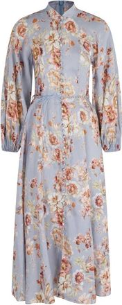 Zimmermann Femme, Robes, Multicolore, Taille: 40 FR Awaken Billow Midi Dress