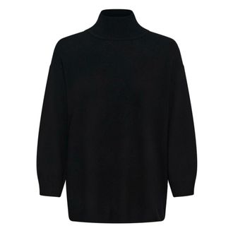 Inwear Tallyiw Monika Highneck - Femme - Pulls - Noir - Taille: 42 FR
