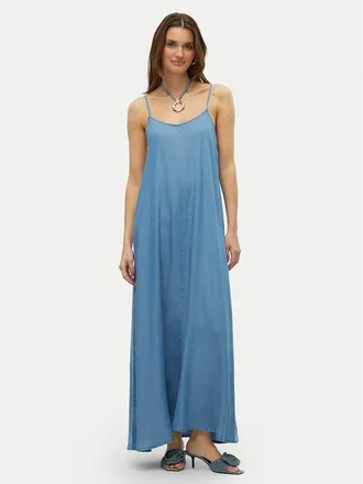 Vero Moda Sommerkleid Harper 10283677 Blau Loose Fit