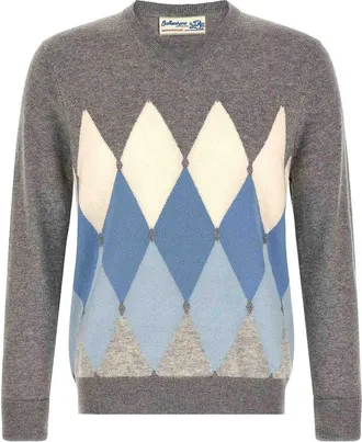 Ballantyne Pull Col Rond - Gris