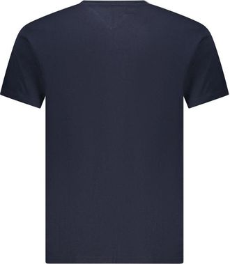 Tommy Hilfiger Logo-Print Cotton T-Shirt - Blue