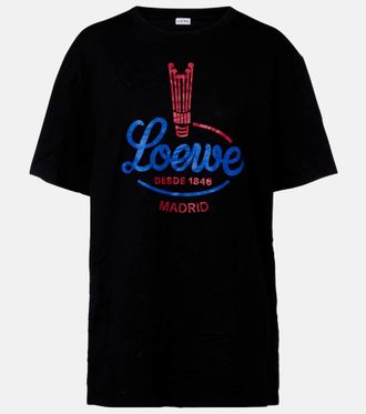 Loewe T-shirt en jersey &agrave; logo