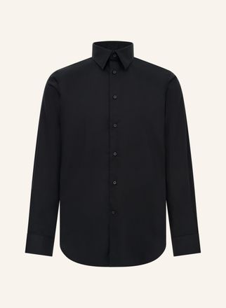 Boggi Milano Boggi Milano Regular Fit Cotton Satin Shirt schwarz