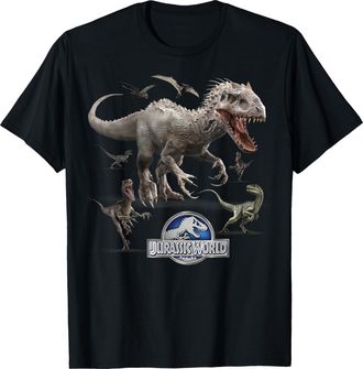 Jurassic Park Indominus Rex Raptor Run T-Shirt