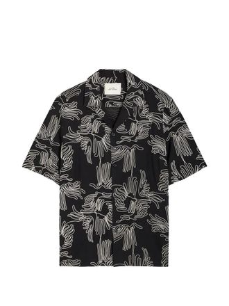 Les Deux Liam Aoe Flower Short Sleeves Shirt