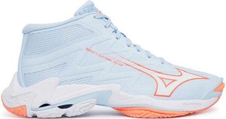 Mizuno Hallenschuhe Wave Lightning Elite Mid V1GC2605 Hellblau