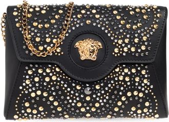 Versace Femme, Sacs, Noir, Taille: ONE Size Pochette avec appliqués