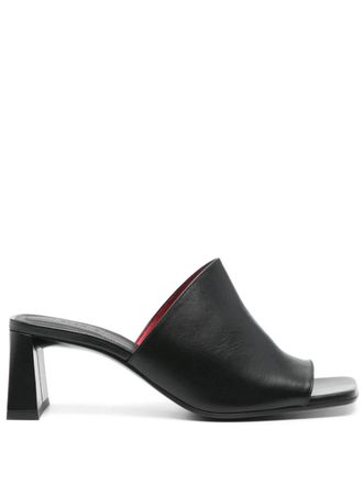 Plan C mules Toy 50 mm en cuir - Noir