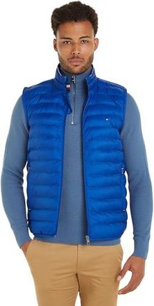 Tommy Hilfiger Packable Recycled Vest MW0MW18762 Gilets, Bleu (Ultra Blue), L Homme