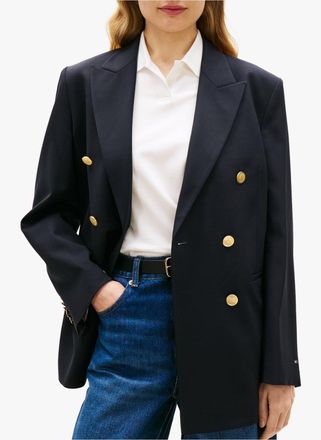 Tommy Hilfiger Blazer uni col tailleur