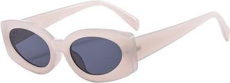Generic Lunettes De Soleil Unisexes &Agrave; Monture Fine For Lext&eacute;rieur, Id&eacute;ales For Les Vacances, Trajets Domicile-travail Et La Conduite(White)