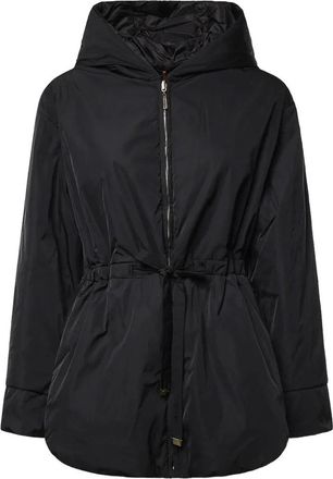 Max Mara Knielanger Mantel - Schwarz