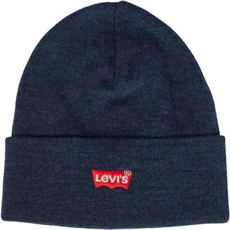 Levi's Herren RED BATWING EMBROIDERED SLOUCHY BEANIE Strickmütze, Blau (Navy Blue 17), one size