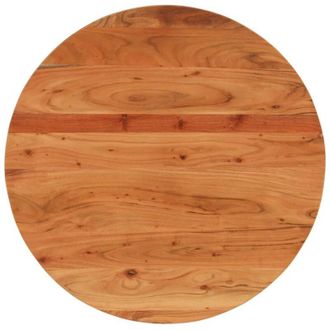 vidaXL Vidaxl - Dessus de table &Oslash;70x2,5 cm rond bois massif dacacia