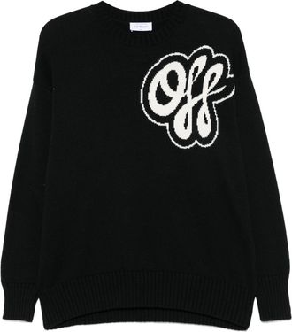 Off-white pull Hand-Drawn Script - Noir