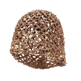 Generic Bonnet creux - Casquette extensible &agrave; paillettes pour femme, design &eacute;tincelant | Chapeau parfait pour les trajets quotidiens, les voyages, les rencont