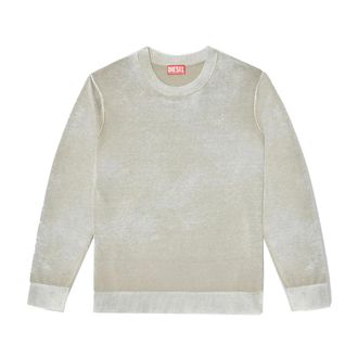 Diesel Pull K-Laurent - Homme - Pulls - Beige - Taille: S