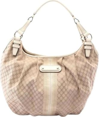 Celine Sac bandouli&egrave;re vintage en toile Pre-owned - Femme - Pre-owned - Beige - Taille: ONE Size