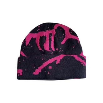 Generic Bonnets dhiver tricot&eacute;s imprim&eacute;s pour hommes et femmes, Hot Pink, M