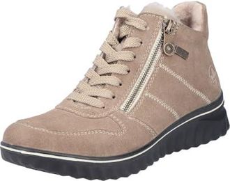 Rieker Bottes à lacets pour femme, Beige 64, 40 EU