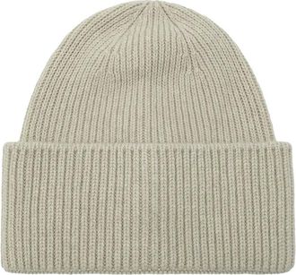 Destin ribbed-knit beanie hat - Nude
