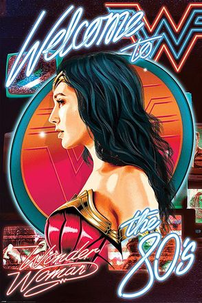Wonder Woman 1984 - Welcome to The 80s Unisex Poster Multicolor