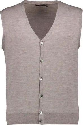 Boggi Milano Herren Pullover beige unifarben