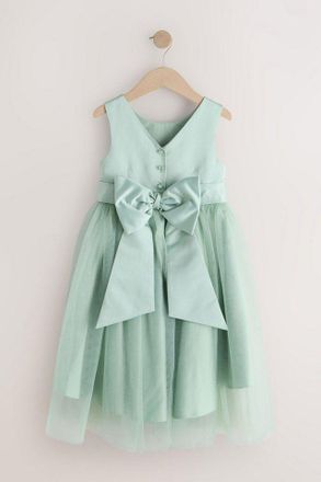 Next T&uuml;llkleid Kleid mit Schleife, Blumenm&auml;dchen (1-tlg)