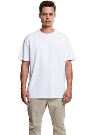 Urban Classics Herren Heavy Oversized Tee - Weites T-Shirt im Oversize Fit aus Baumwolle, schweres Jersey Shirt f&uuml;r Streetwear, Freizeit & entspannte Outfits,Wei&szlig;,3X