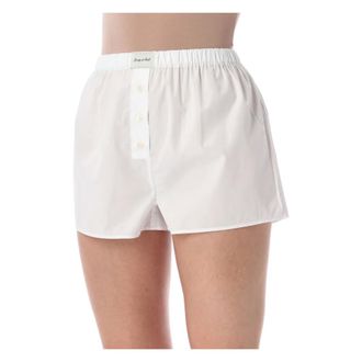 Sporty & Rich Damen, Shorts, Wei&szlig;, LGr&ouml;&szlig;e