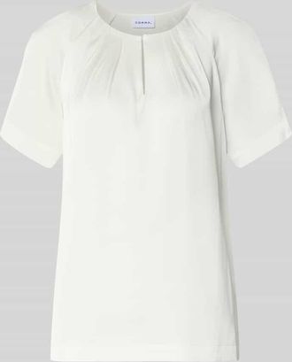 Comma Relaxed Fit Bluse mit gelegten Falten